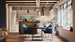 The whole project is just lovely! The natural light completes the room ...
