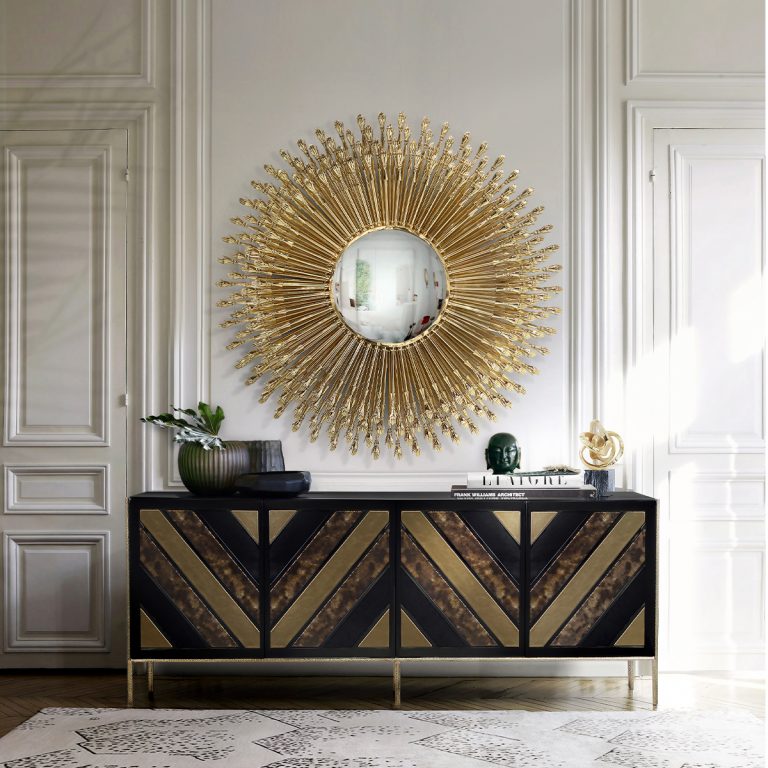 Pacific Floor Mirror by Kelly Wearstler