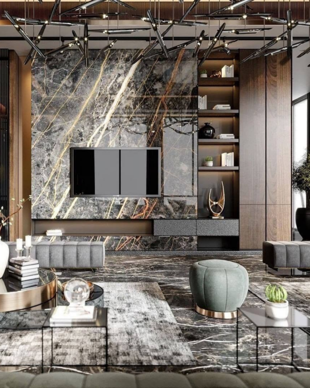 If there is any word that well describes this living room , it is ...